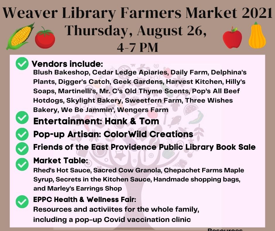 Library services and virtual programs