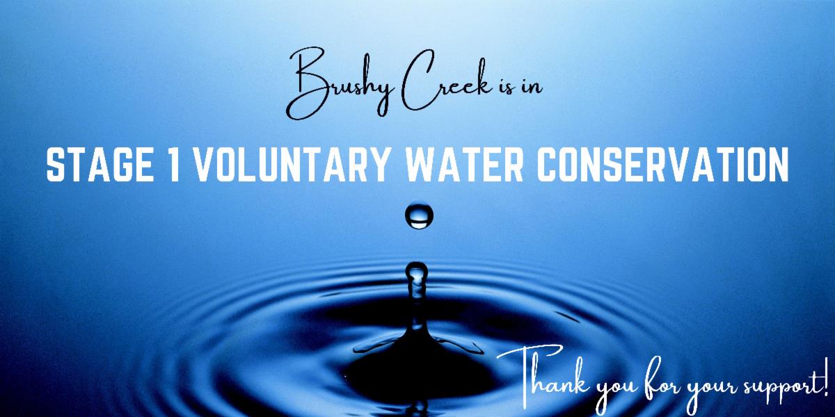 Stage 1 Voluntary Water Conservation