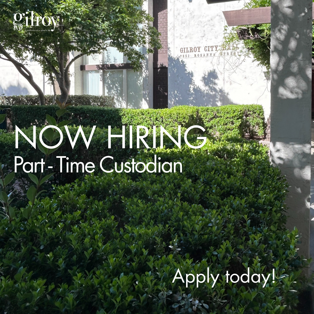 Reminder: City of Gilroy News - September 5, 2025