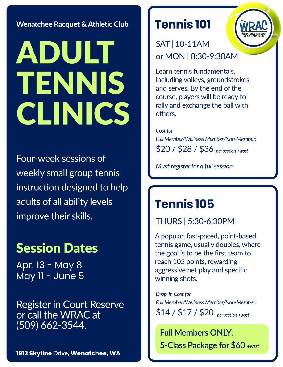 WRAC COURT SPORT NEWS for