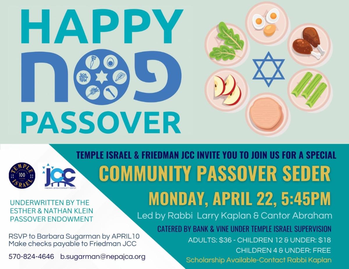 This Weekend- SAT: Healthcare Shabbat, SUN: Chai Tea Passover Cookie ...