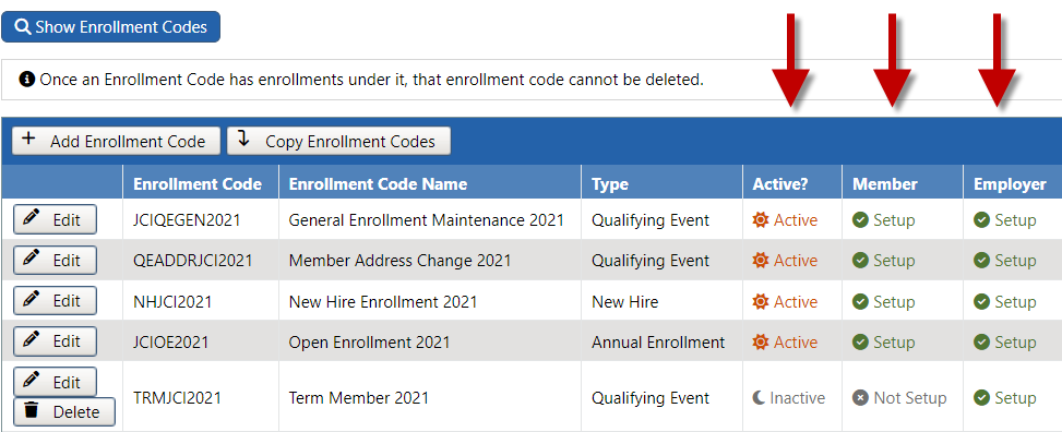 Release Notes: New Enrollment Setup Design for You