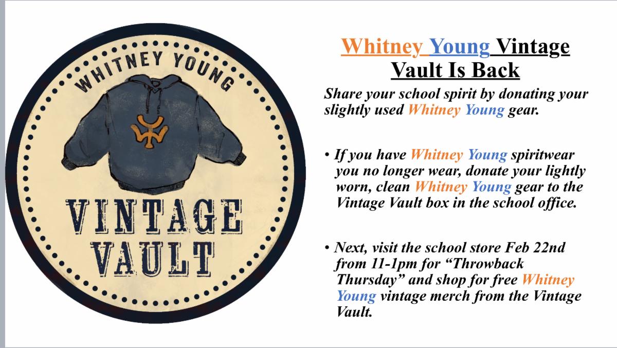 Whitney Young Weekly - January 15, 2024
