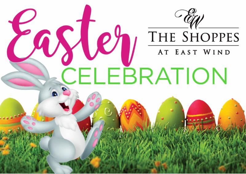 Easter Shopping with the Easter Bunny Hopping at The Shoppes