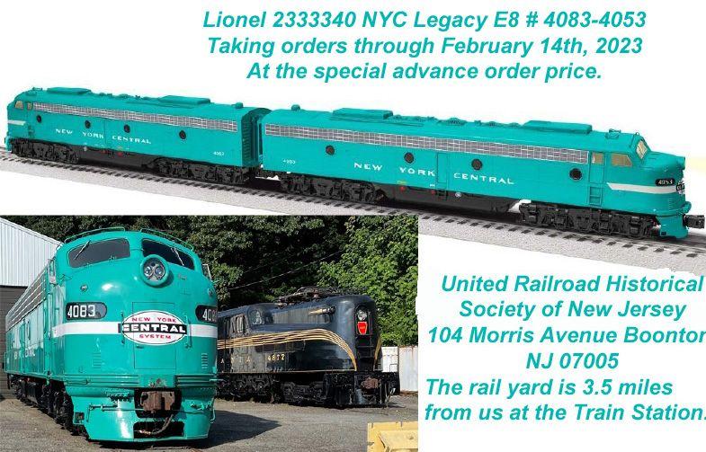 Our Supercharged Listing, And the Lionel 2023 Pre-Order Program