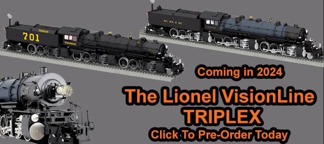 LIONEL'S NEW VISION LINE TRIPLEX