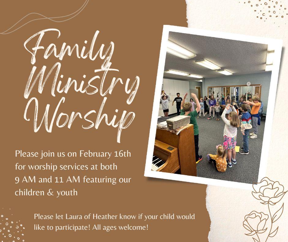 Family Ministry News