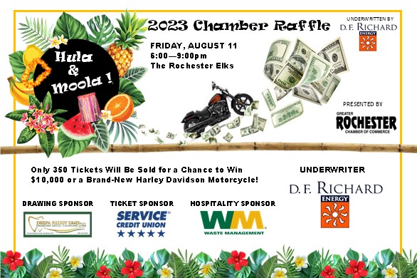 Chamber Raffle Tickets on Sale & Event Sponsors and Prizes Needed
