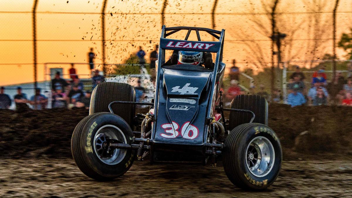 Leary's Late Race Heroics Lift Him to Gas City USAC Sprint Glory ...