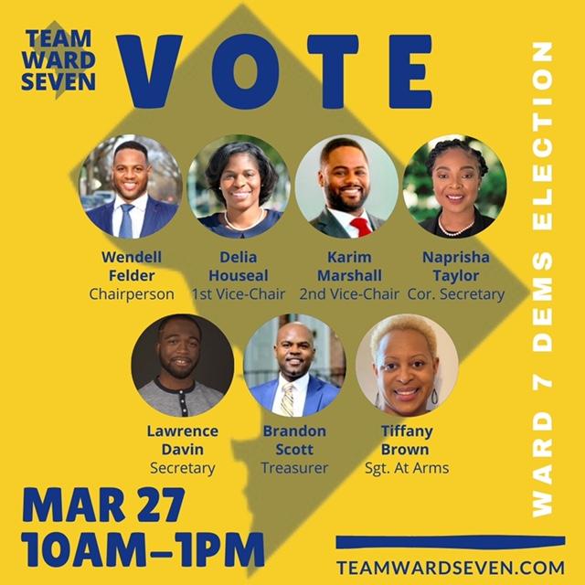 , Your Vote is Your Power! (Ward 7 Dems Election)
