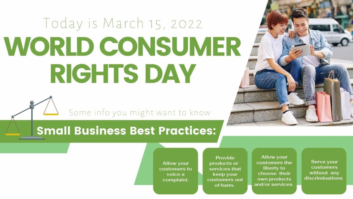 Happy World Consumer Rights Day!