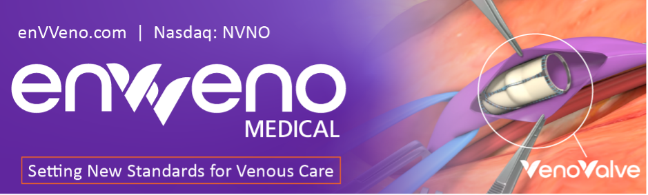 TODAY at 3:00 PM ET: KOL Event on VenoValve®: A New Potential Treatment Paradigm for Vascular ...