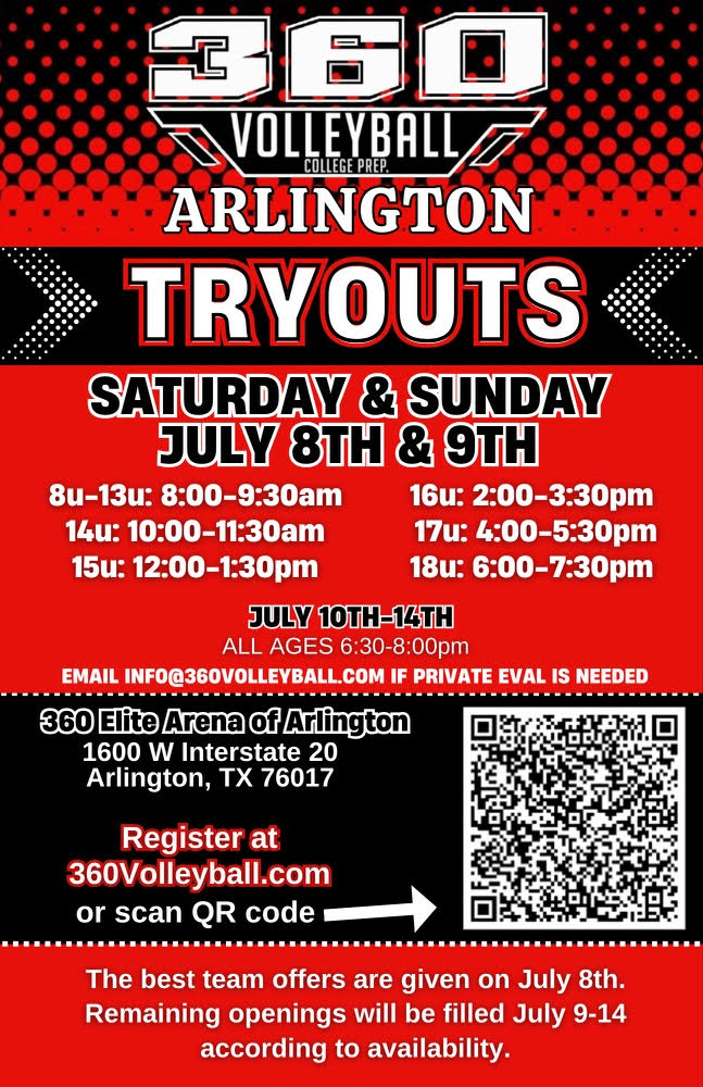 360 Volleyball Team Tryouts & Coach Assignments!