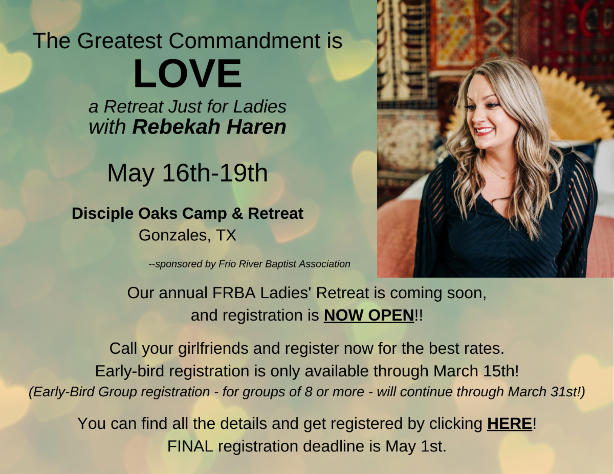 News you can use...from Frio River Baptist Association