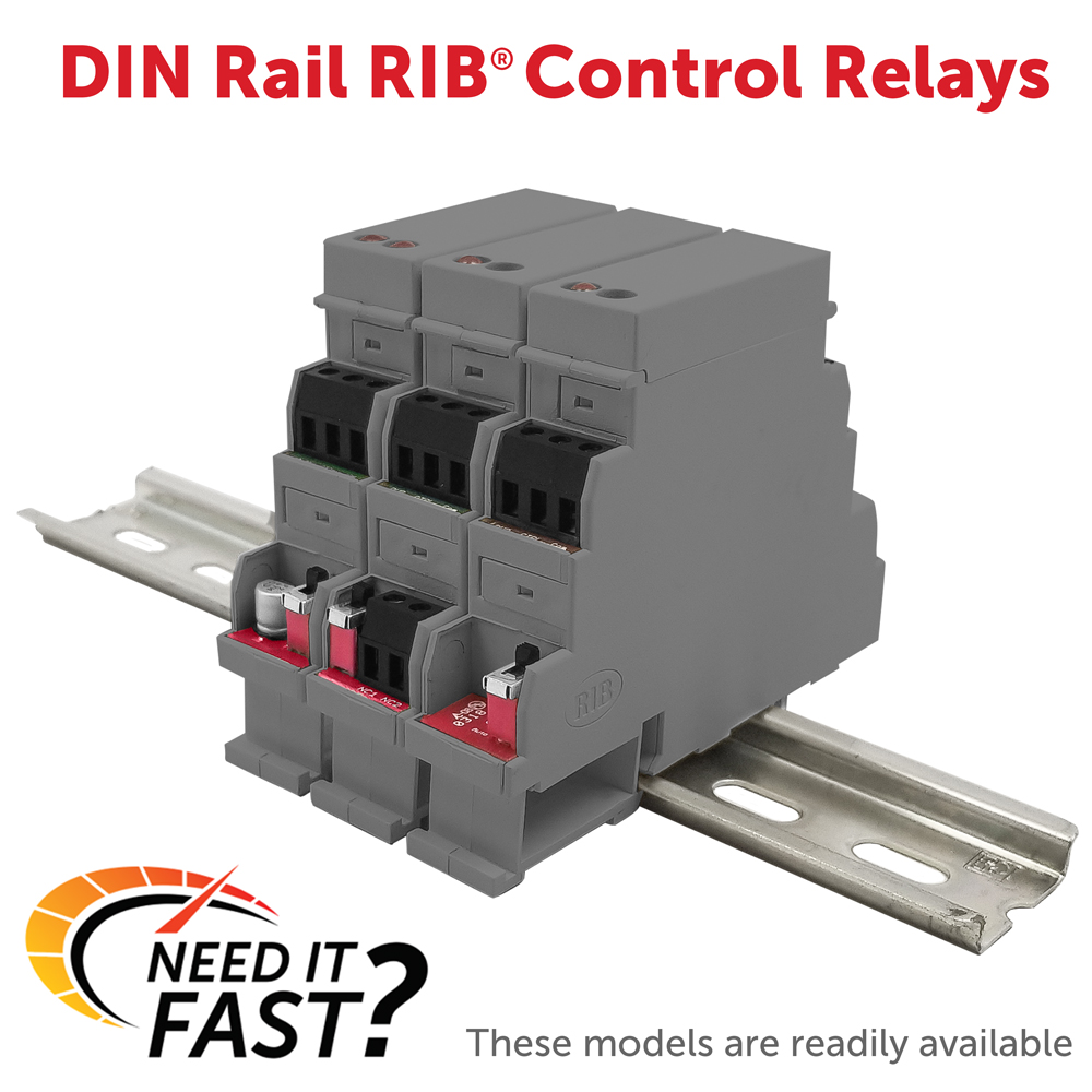 No Socket DIN RIB Relays are IN STOCK!