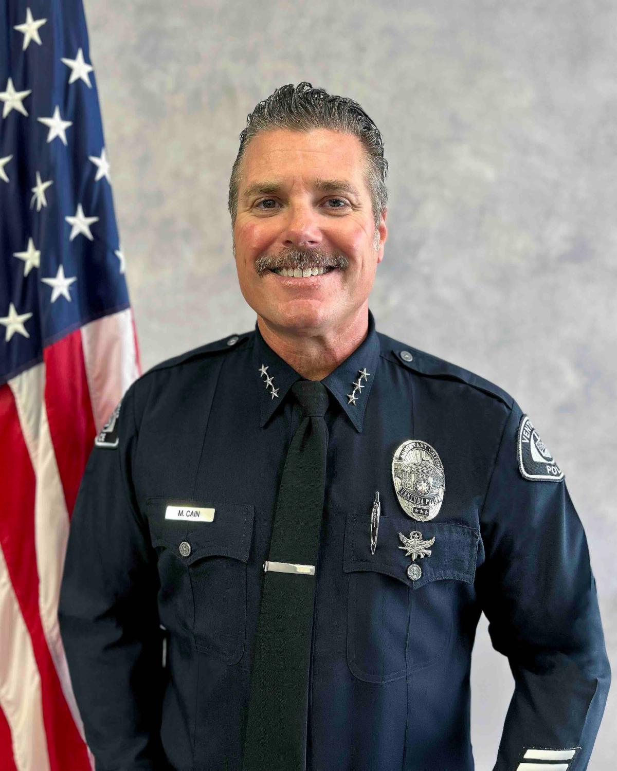 Ventura Police Commander Matt Cain promoted to Assistant Chief