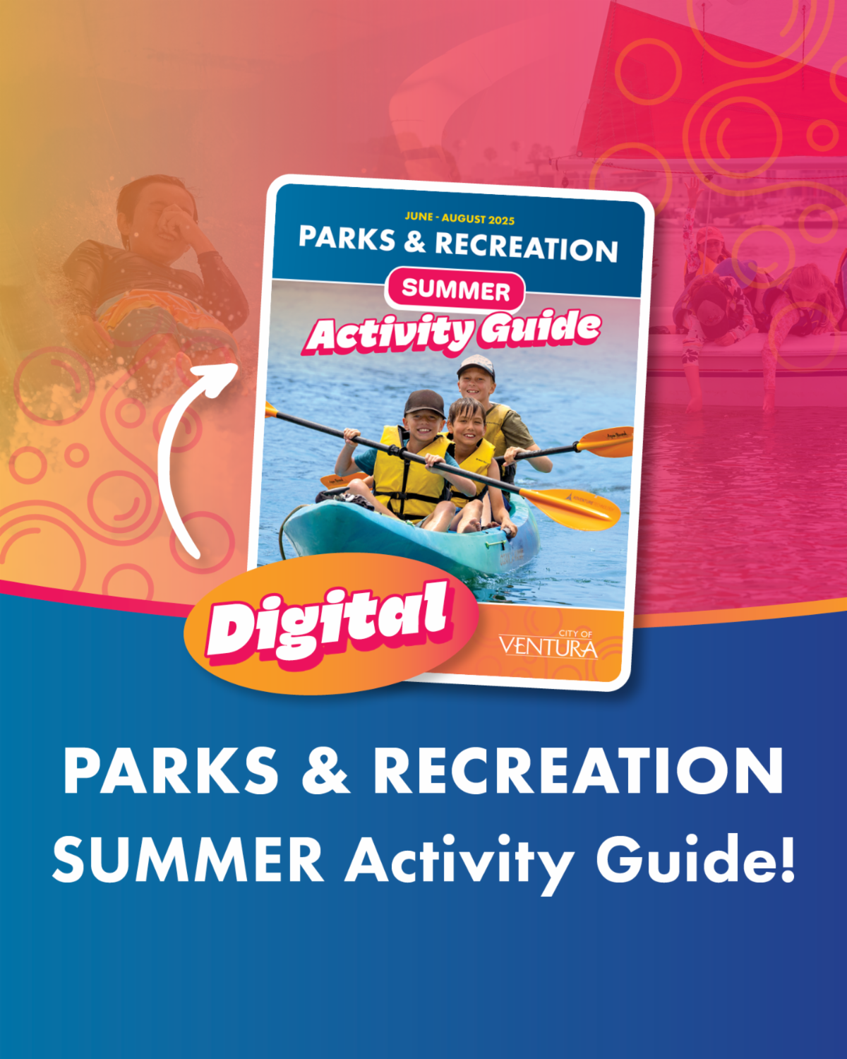 The Summer Parks & Recreation Activity Guide is here! 😎