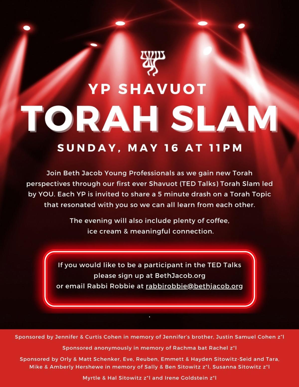 Experience Shabbat & Chag with Beth Jacob Congregation