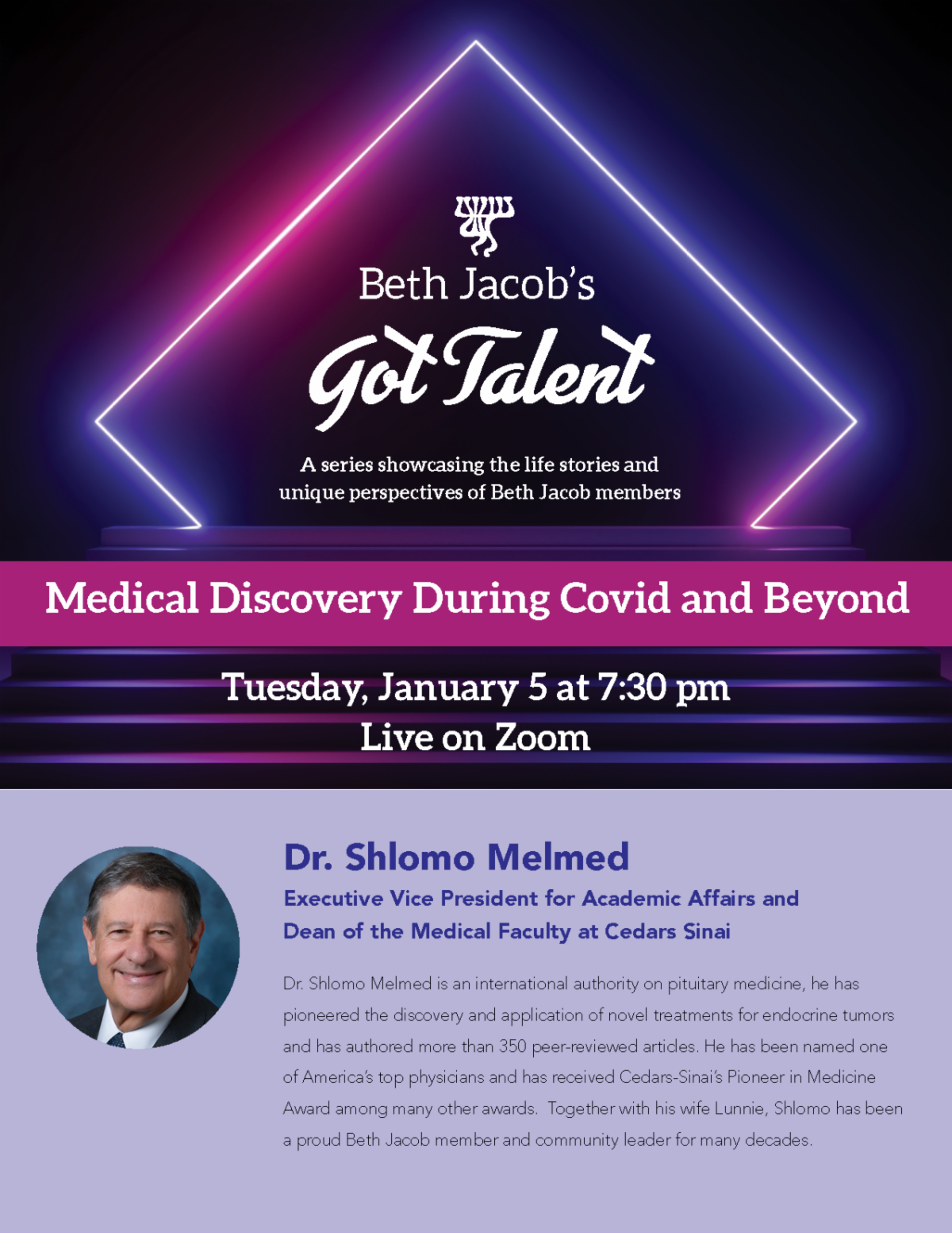 Bring in Shabbat with Beth Jacob Congregation