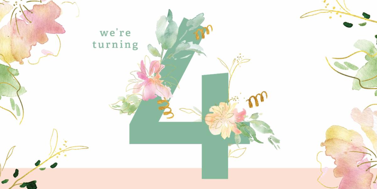 🥳 We're Turning 4! Come Celebrate!