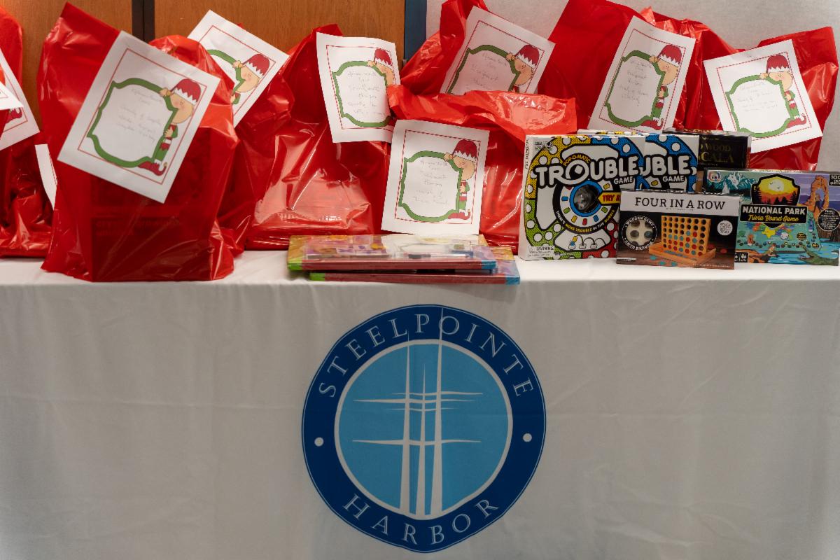 Bridgeport Landing Development Gifts Toys to Children