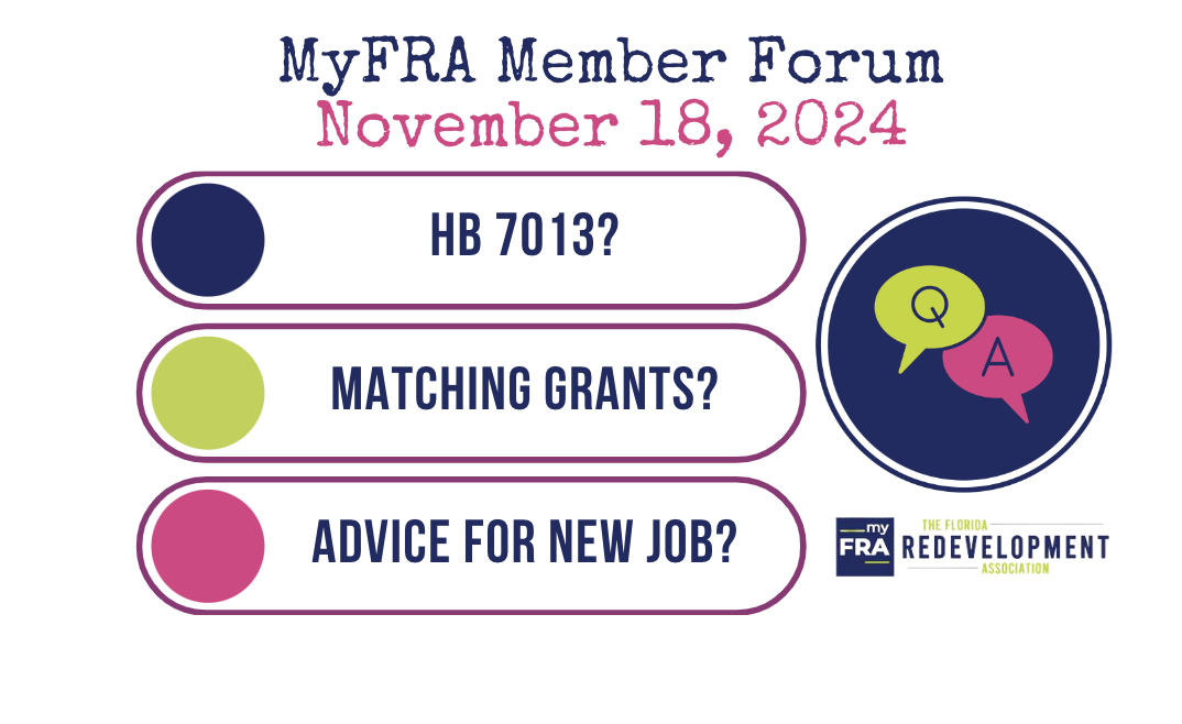 MyFRA Forum for Nov. 18 - new answers!
