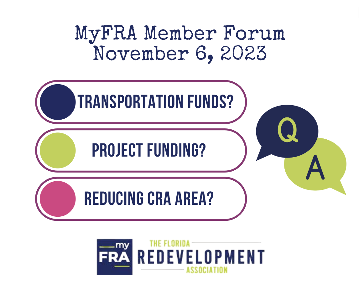 MyFRA Forum for November 6, 2023
