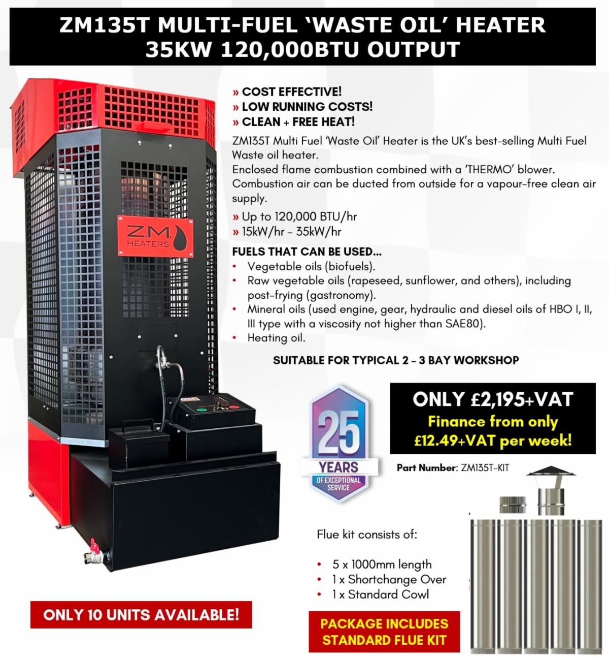 Price Cuts on Waste Oil Heaters