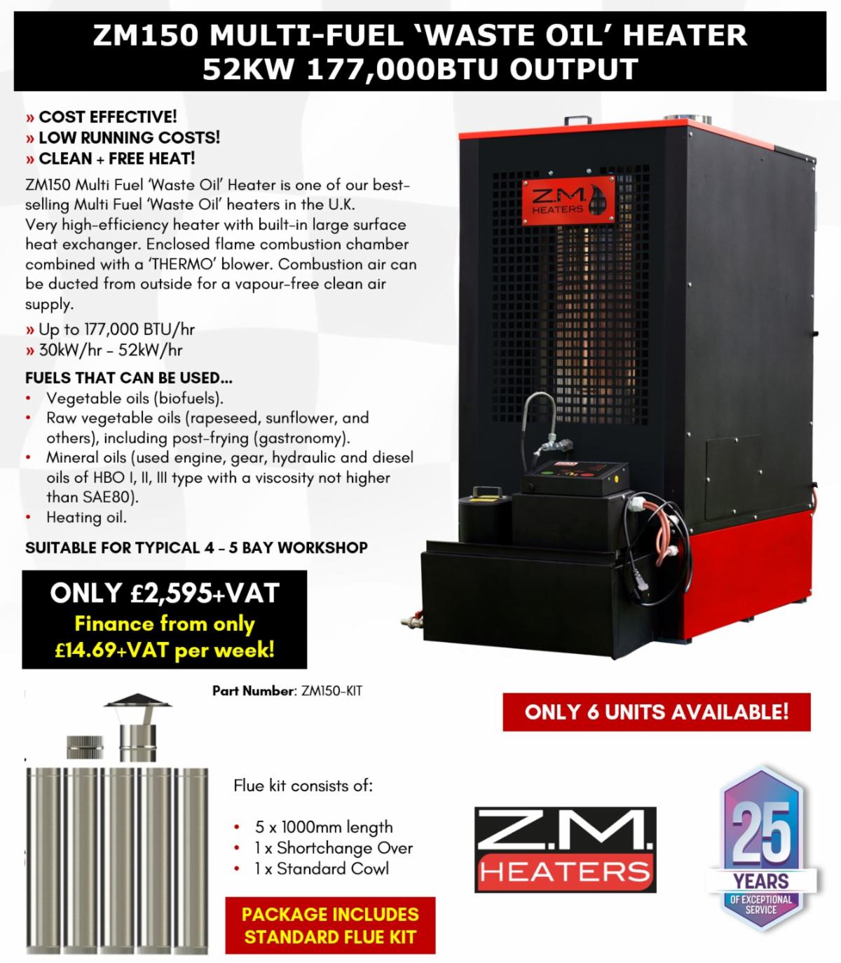 Price Cuts on Waste Oil Heaters