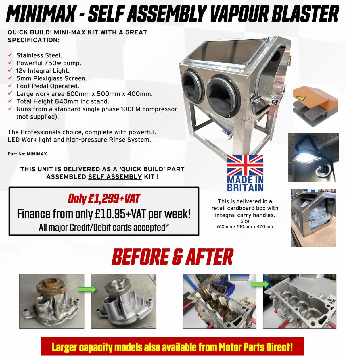 NEW! Self-Assembly Vapour Blaster