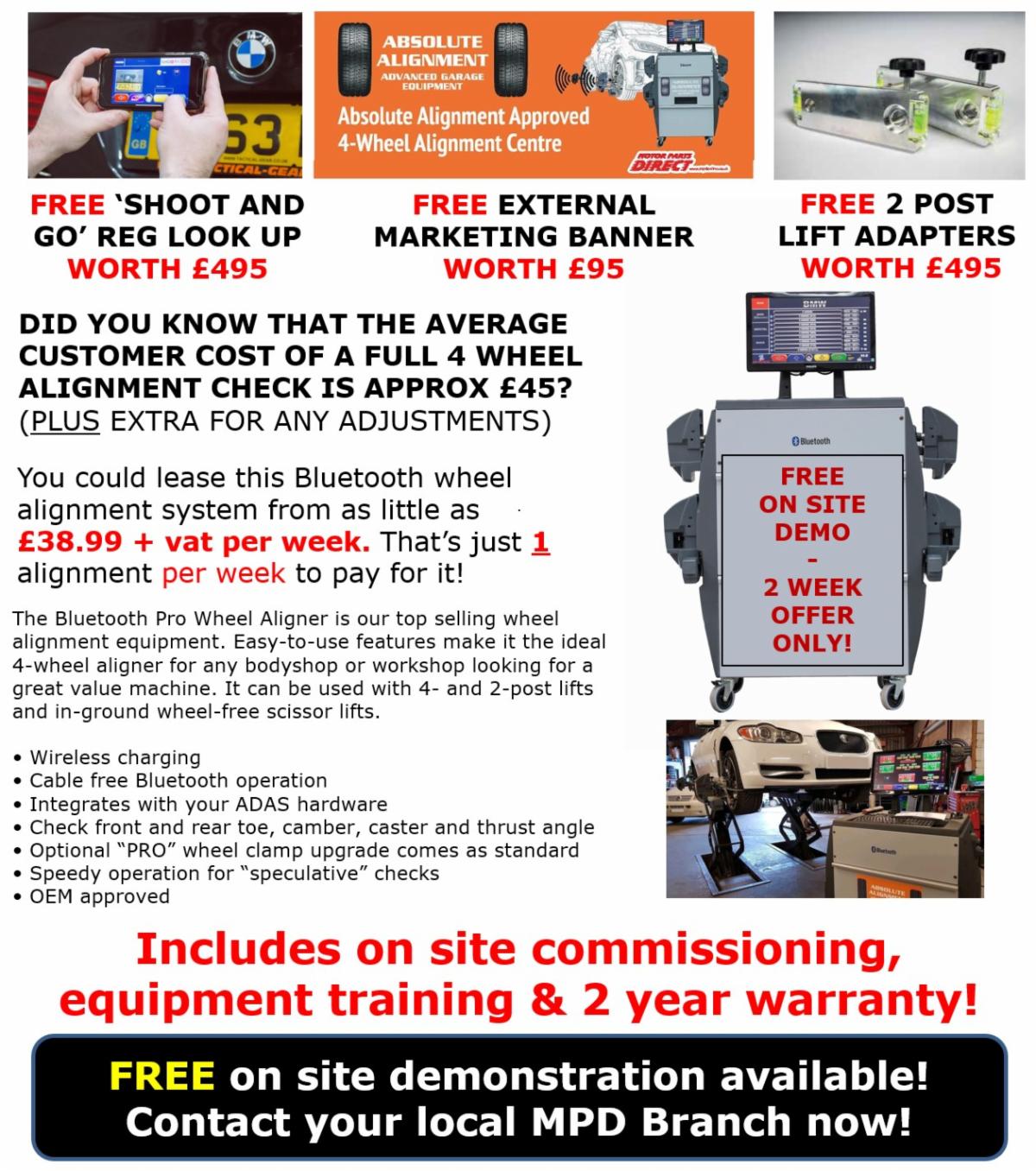 The Ultimate Wheel Alignment Package!