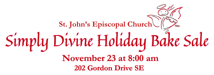 The Simply Divine Bake Sale is November 23!
