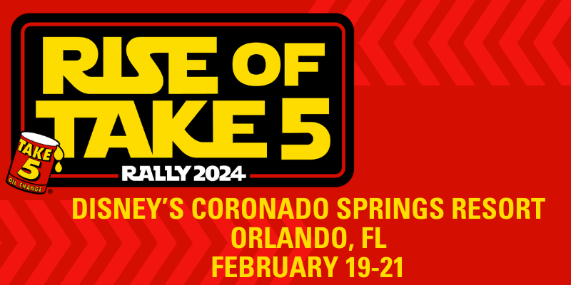Take 5 Rally 2024 - Registration Now Open!