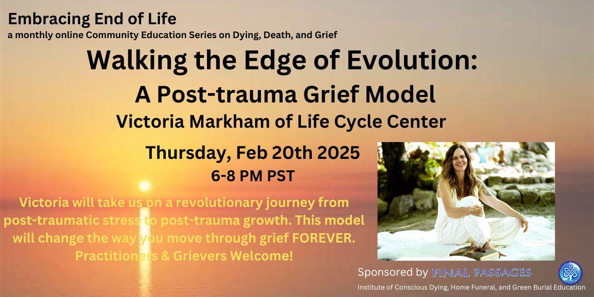 In 2 days: Victoria Markham's Walking the Edge of Evolution