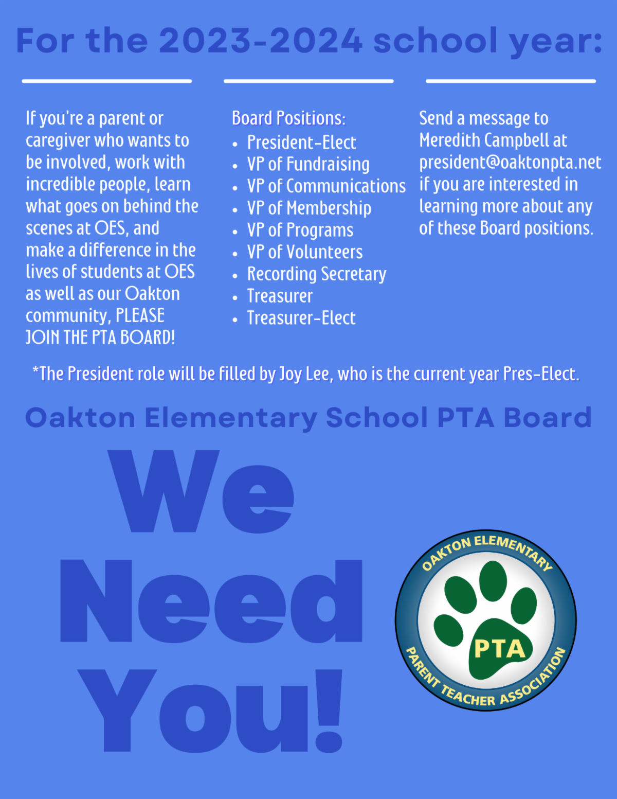 PTA Panther Express May 14, 2023 - PTA Info Sessions This Week