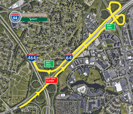 I-64 Widening and High Rise Bridge Project Alert