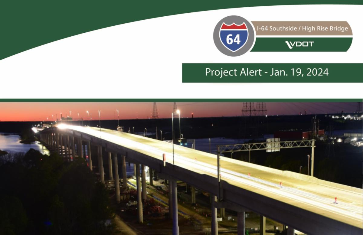 I-64 Widening and High Rise Bridge Project Alert