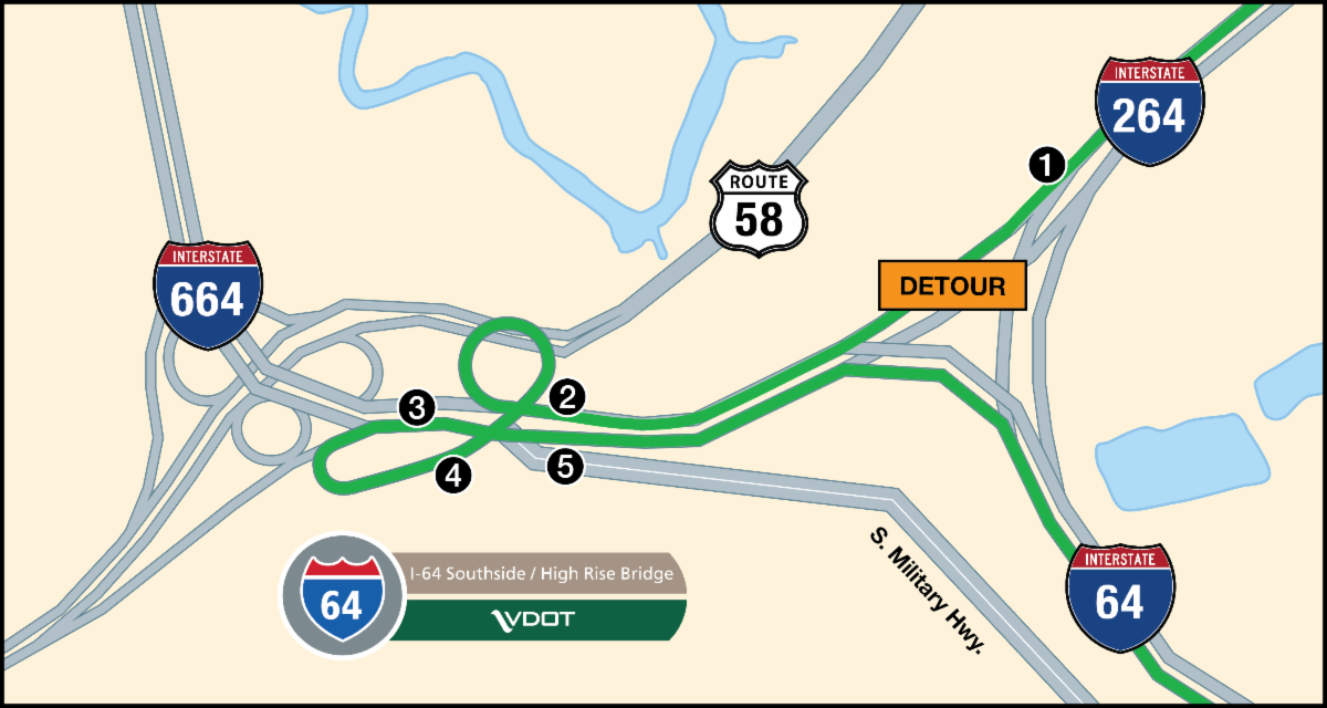 I-64 Widening and High Rise Bridge Project Alert