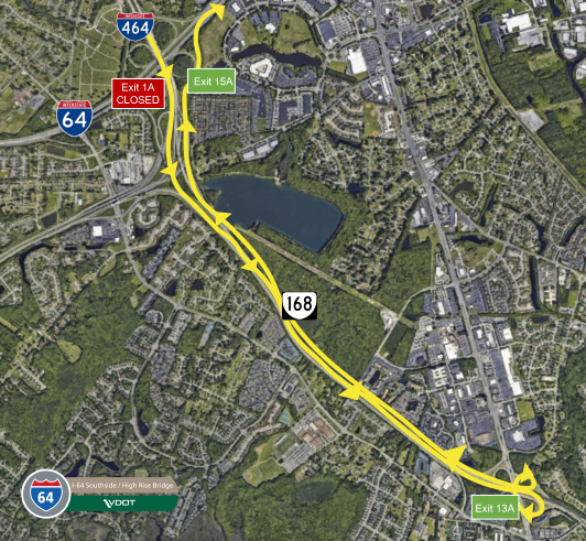 I-64 Widening and High Rise Bridge Project Alert