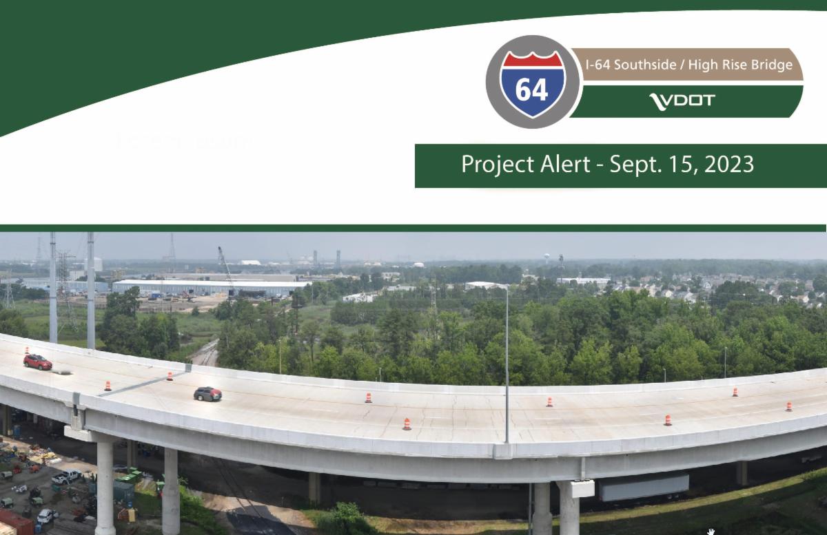 I-64 Widening and High Rise Bridge Project Alert