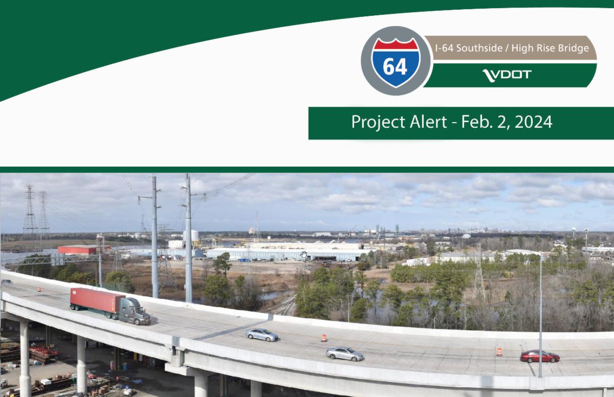 I-64 Widening and High Rise Bridge Project Alert