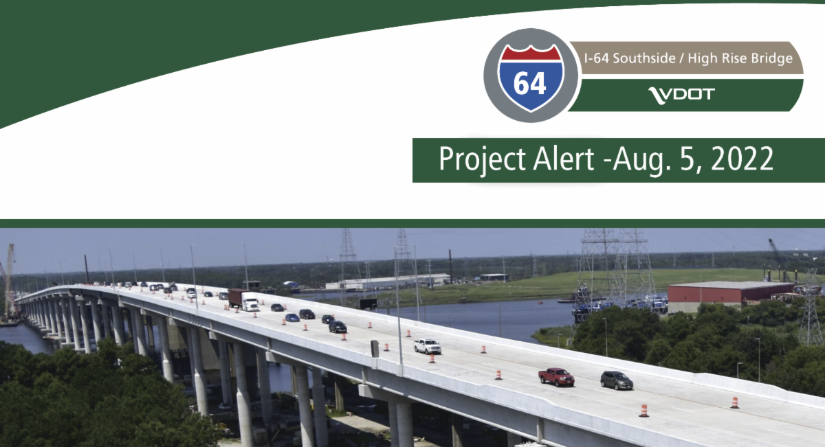 I-64 Widening and High Rise Bridge Project Alert