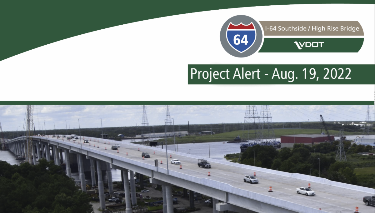 I-64 Widening and High Rise Bridge Project Alert