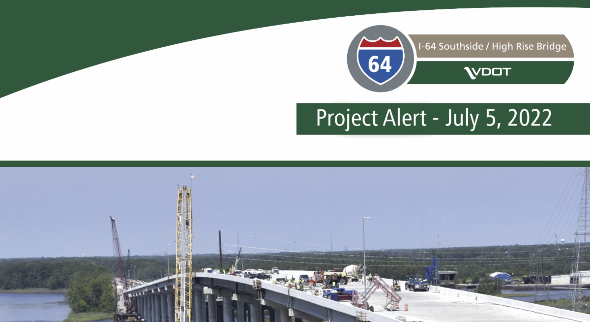 I-64 Widening and High Rise Bridge Project Alert