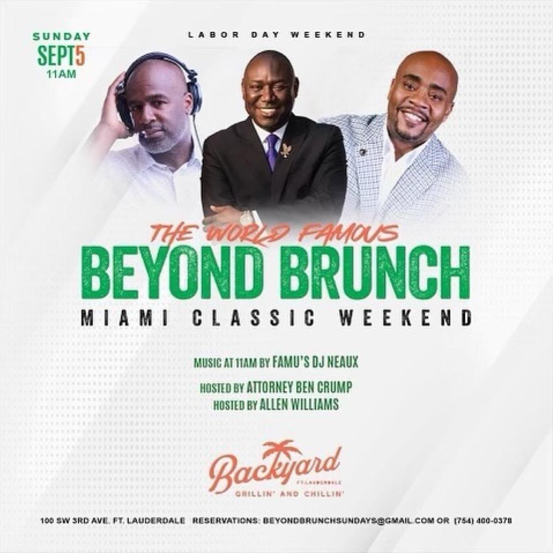 BB Sundays + Labor Day Weekend Event Lineup