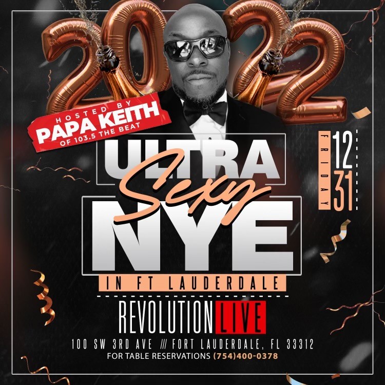 {Today} BB Sundays | {Fri } NYE in Fort Lauderdale