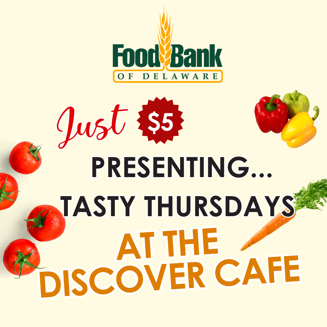 $5 buffet in the Discover Cafe tomorrow!