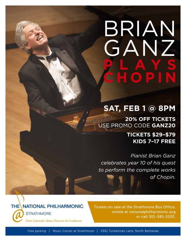 Brian Ganz plays Chopin at the National Philharmonic