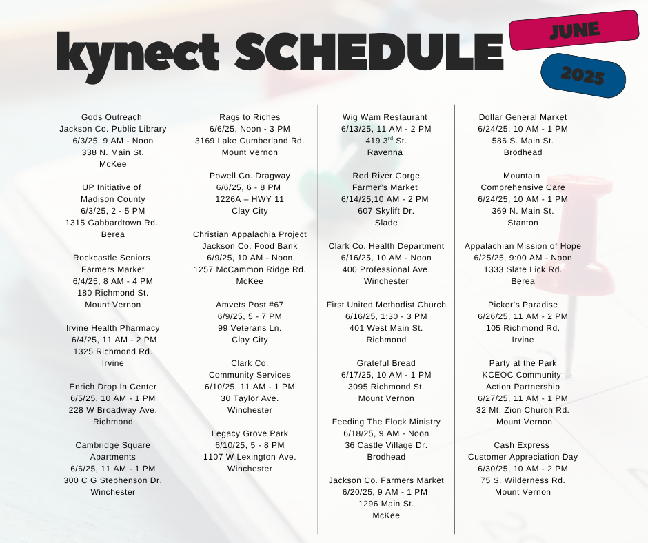 Kentucky River Foothills Monthly Newsletter