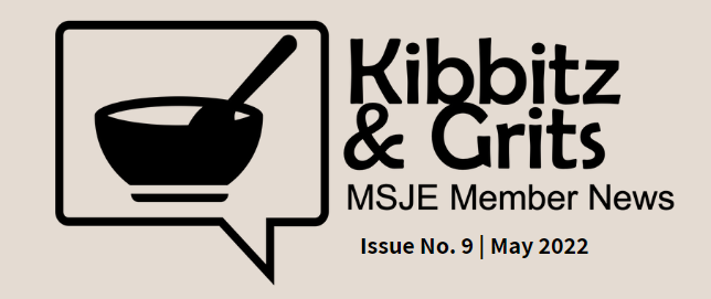 Your MSJE Member Newsletter